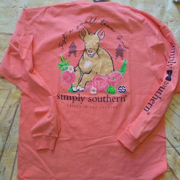 Simply Southern | Tops | Nwt Simply Southern Goat | Poshmark